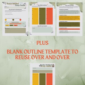 Essay Outline Guide and Template Download | Cottagecore Dark Academia ...