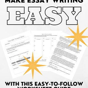 Essay Outline Guide and Template Download | Minimalist - Etsy