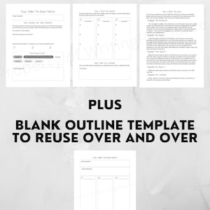 Essay Outline Guide and Template Download | Minimalist - Etsy