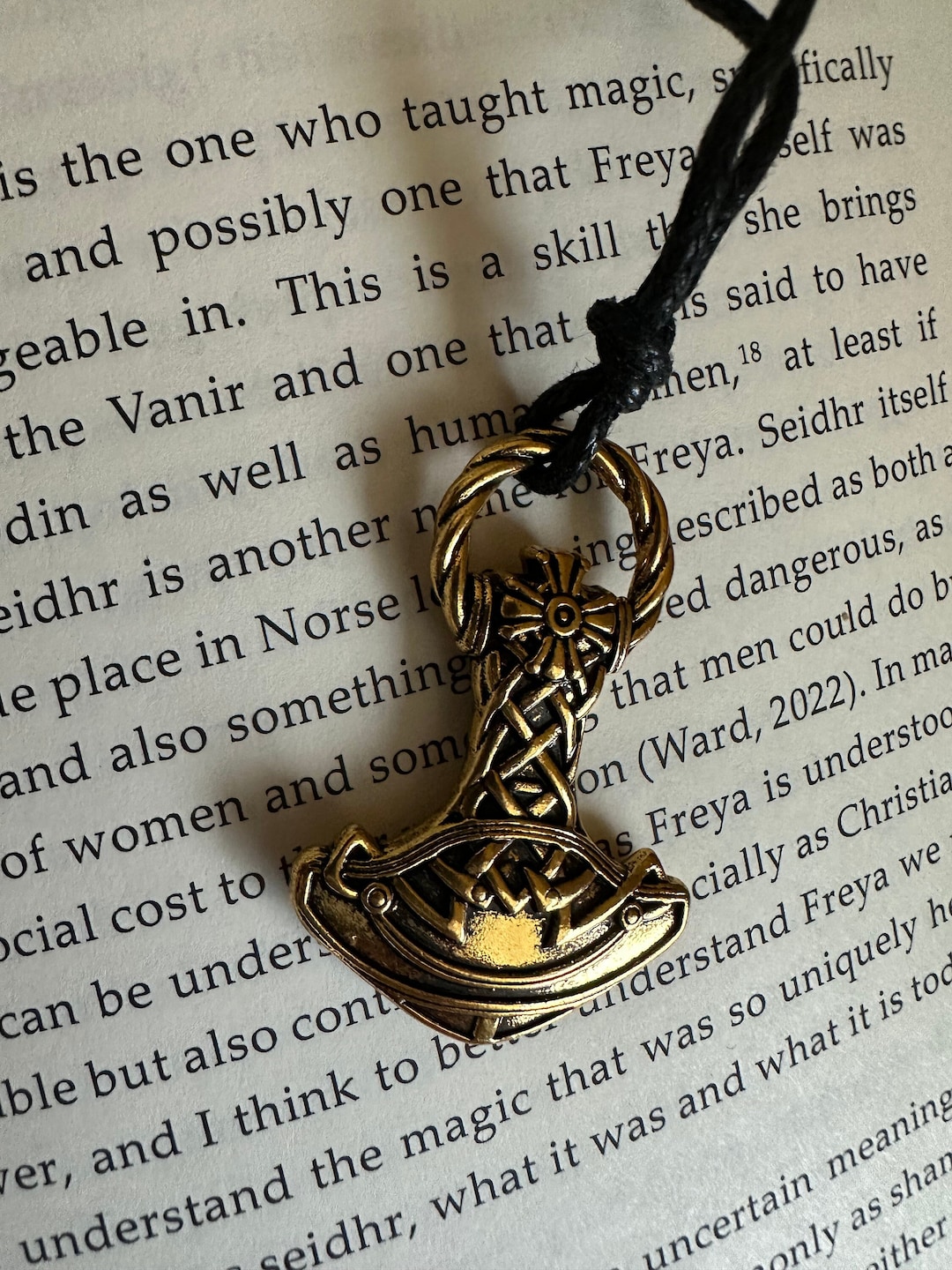 Thors Hammer Mjölnir Necklace | Norse Pagan Jewelry | Germanic Paganism ...