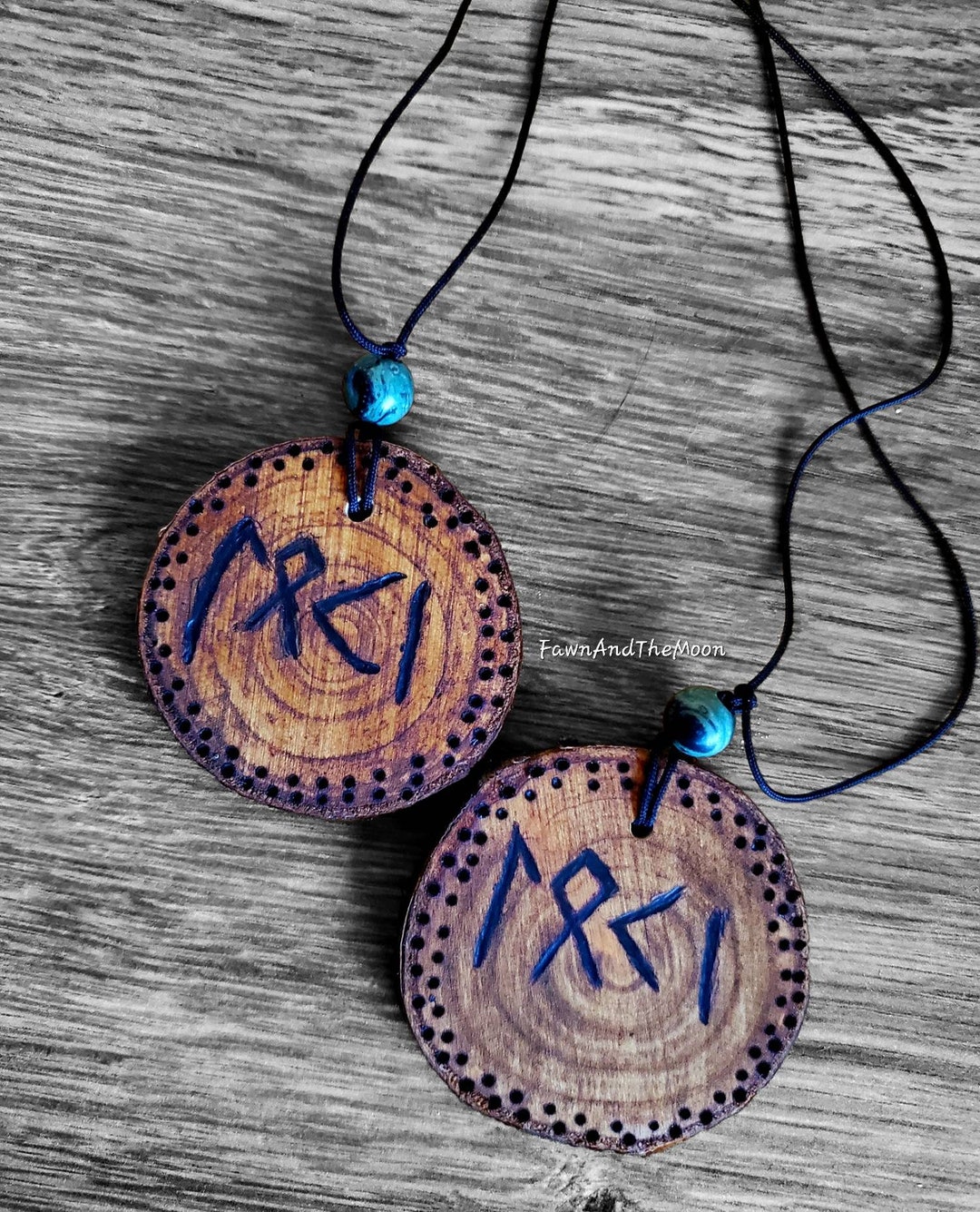 Loki Rune Devotional Necklaces - Etsy