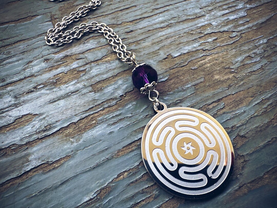 Hekate Amethyst Straphalos Amulet | Hekate Goddess - Etsy