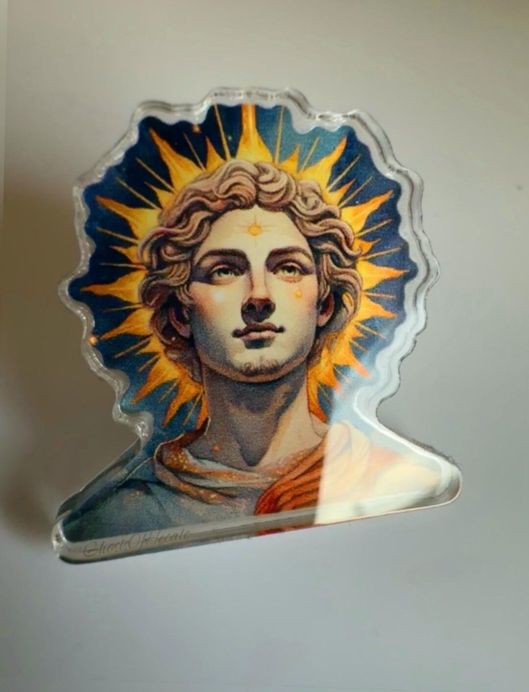 Apollo Pin | Greek God Apollo Pin | My Original Artwork - Etsy
