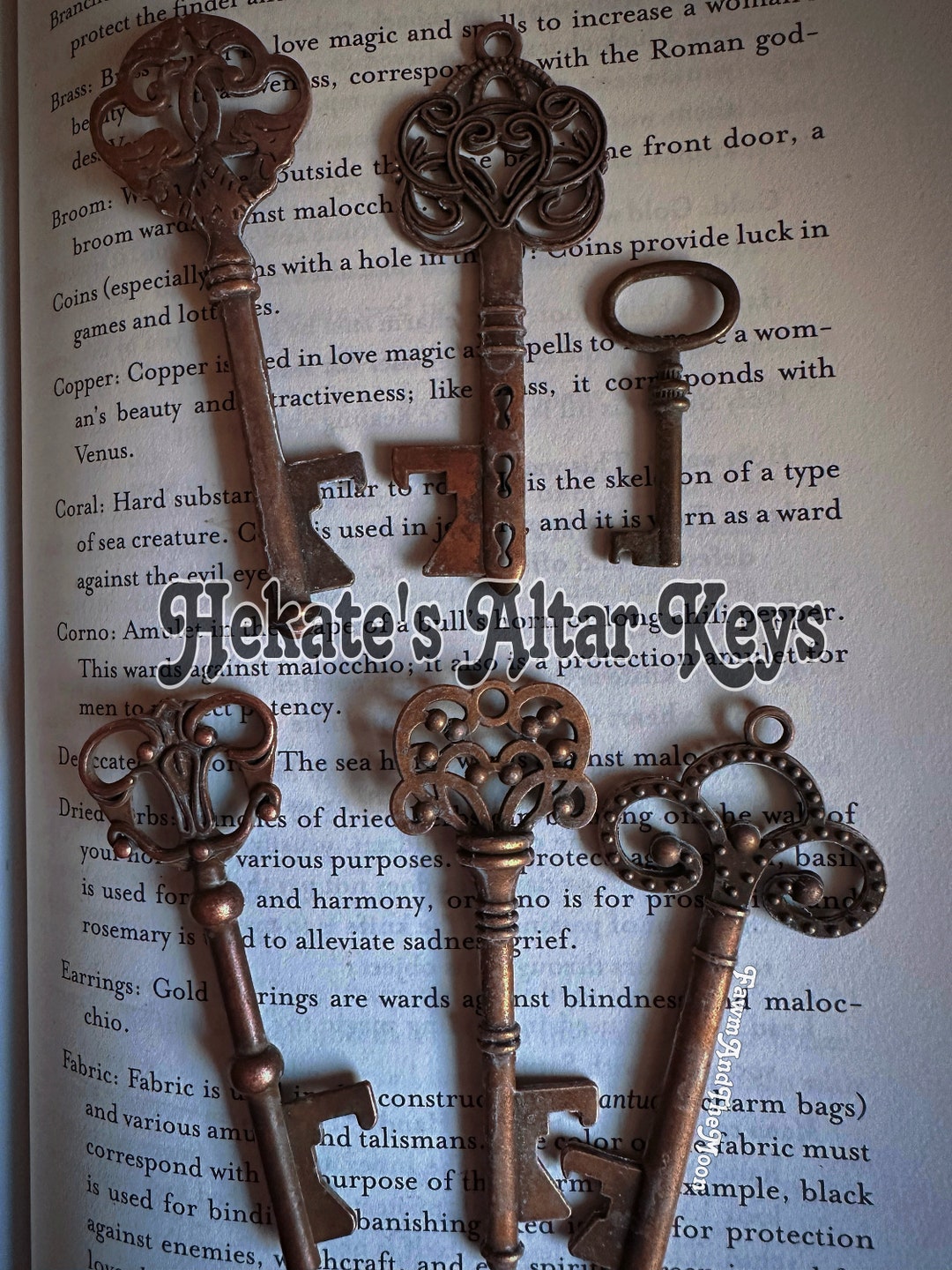 Hekate Altar Keys | Hekate Offering | Antique Skeleton Keys | Road ...