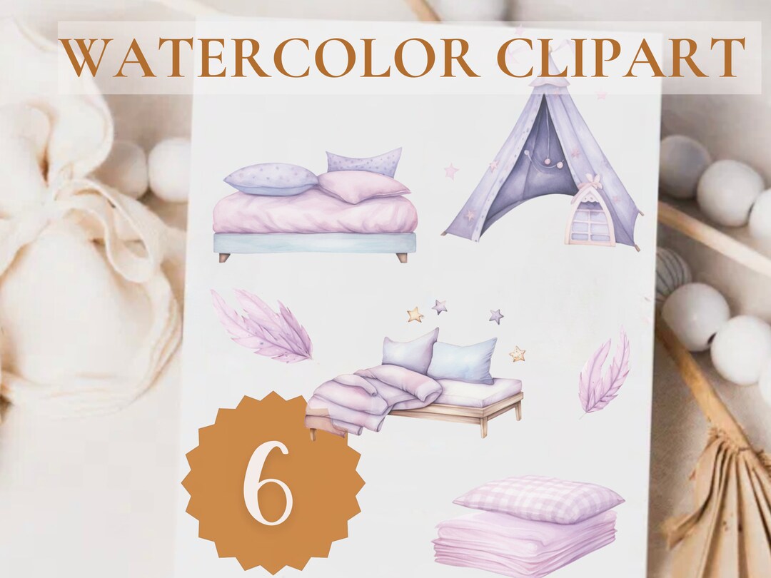 6 Slumber Party Clipart | Sleepover Png - Etsy