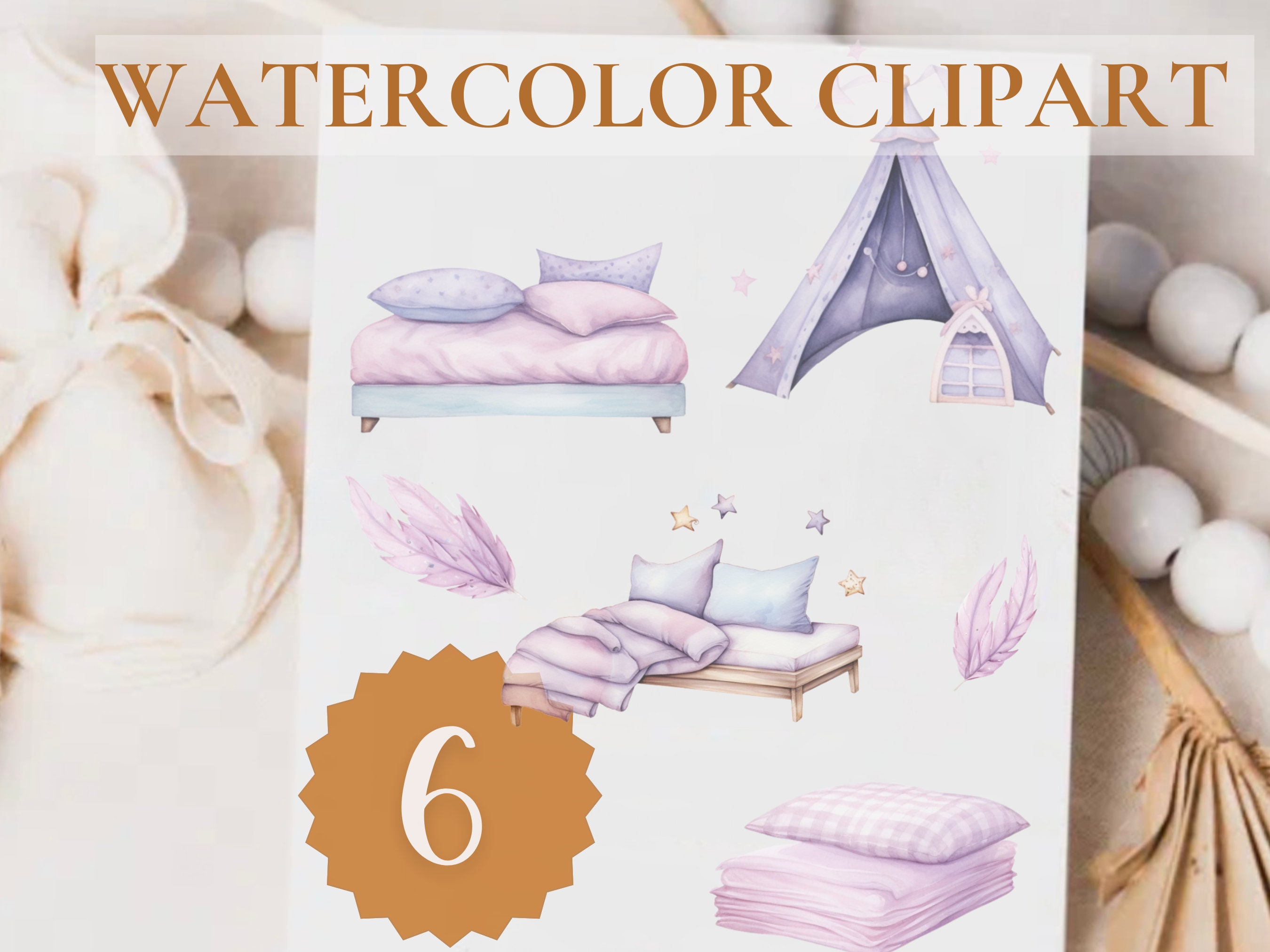 6 Slumber Party Clipart | Sleepover Png - Etsy