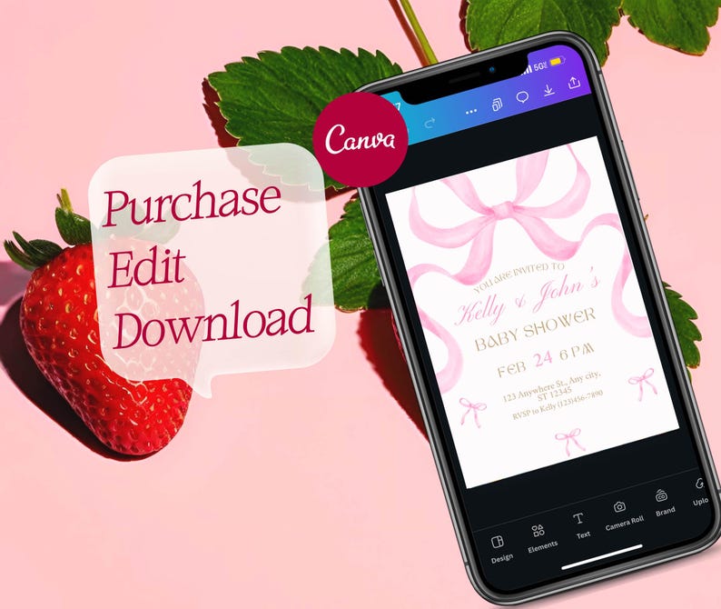 Coquette Baby Shower Editable Bundle | Coquette Chip Bag, Coquette ...