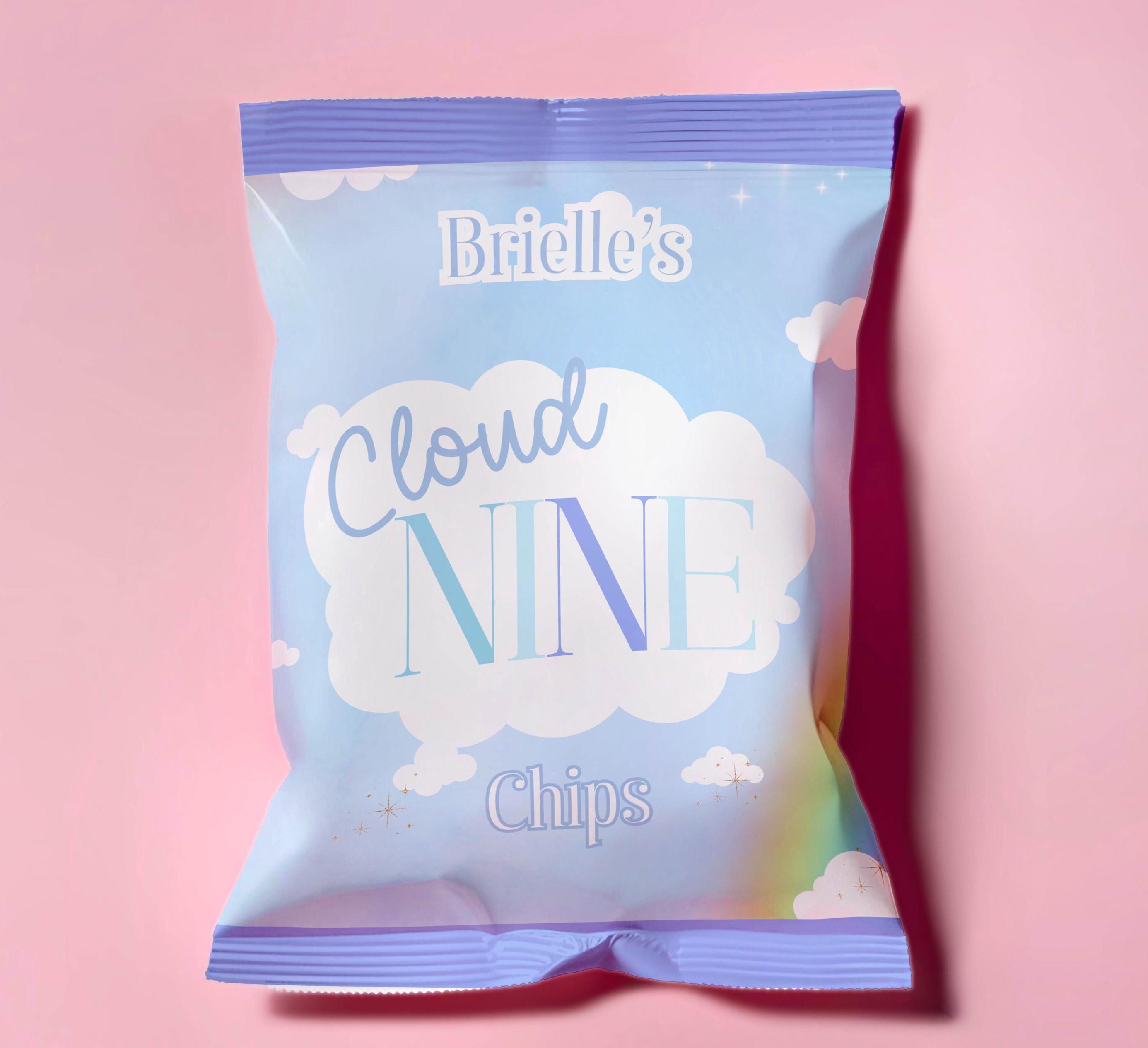 Cloud 9 Birthday Treat Bags | Cloud 9 Party | 9th Birthday - Etsy