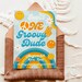 One Groovy Dude Birthday Invitation - Etsy