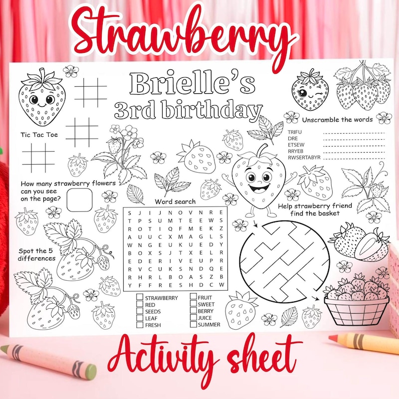 Fruit Scramble Game - Etsy