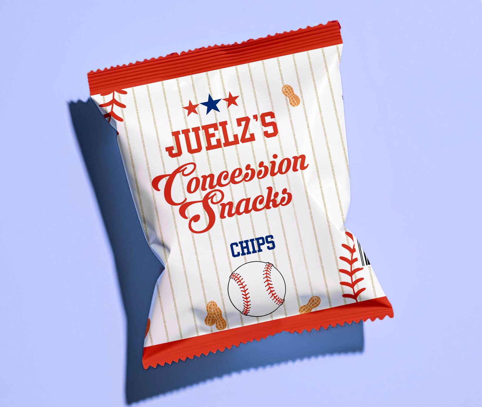Baseball Chip Bags Digital Template | Sports Party Favor | Baseball ...