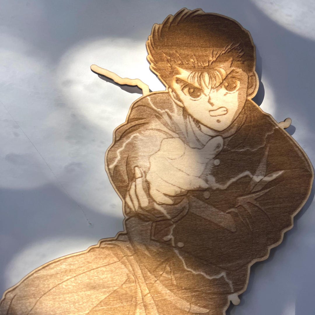 Spirit Gun Yu Yu Hakusho Action Figure Poster - Etsy