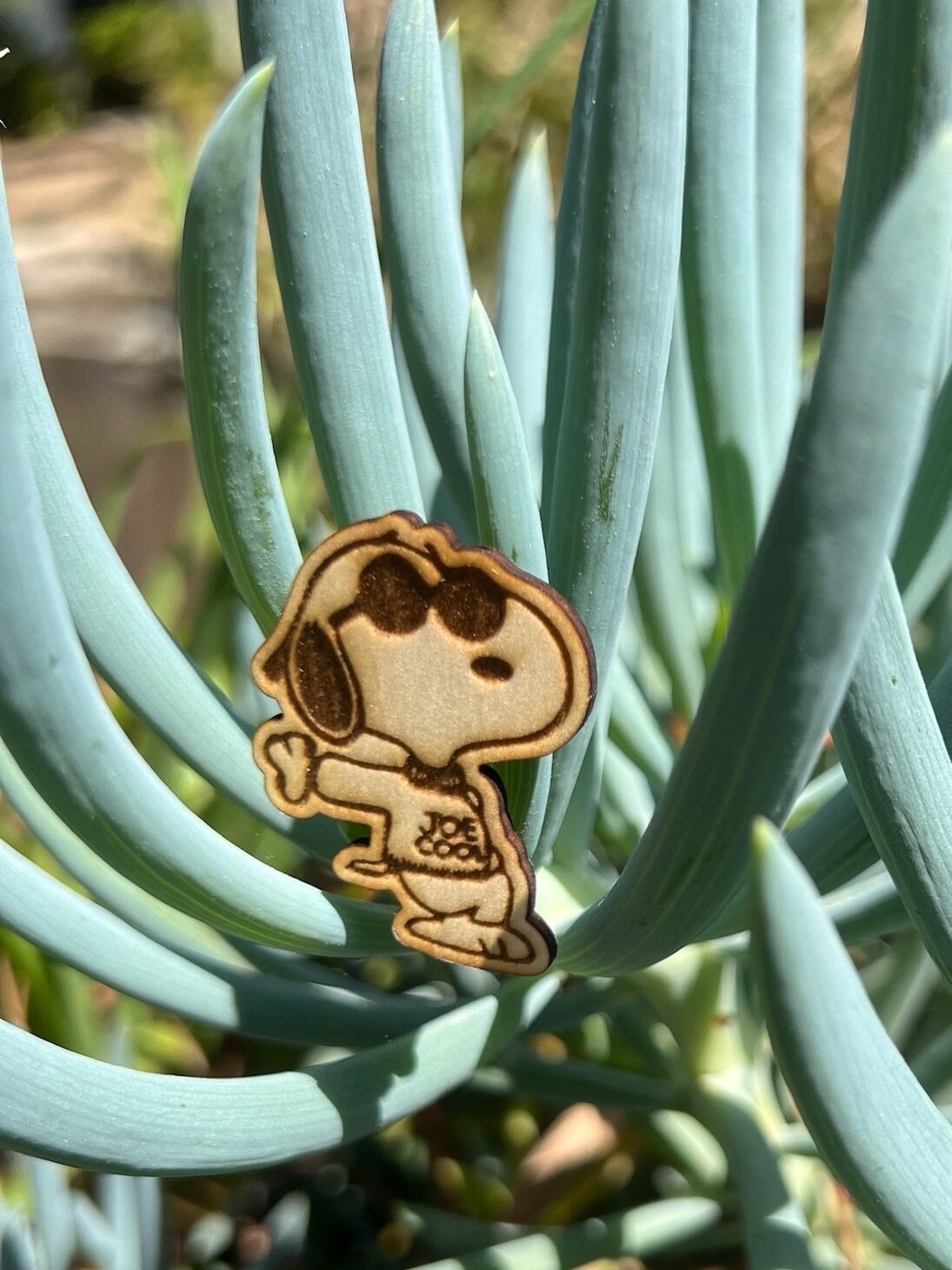 Snoopy Joe Cool Peanuts Wooden Pin - Etsy