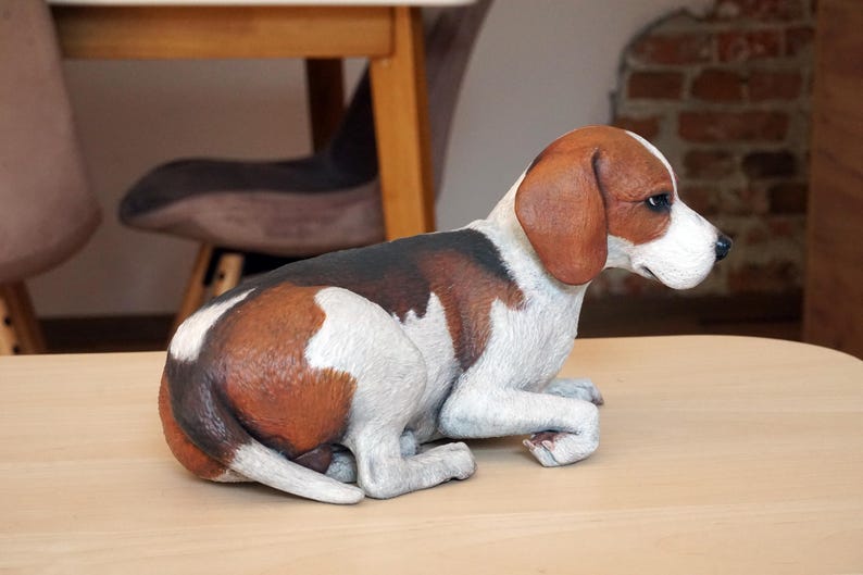 Custom Dog Sculpture From a Photo Handcrafted Dog Figurine Personalized ...