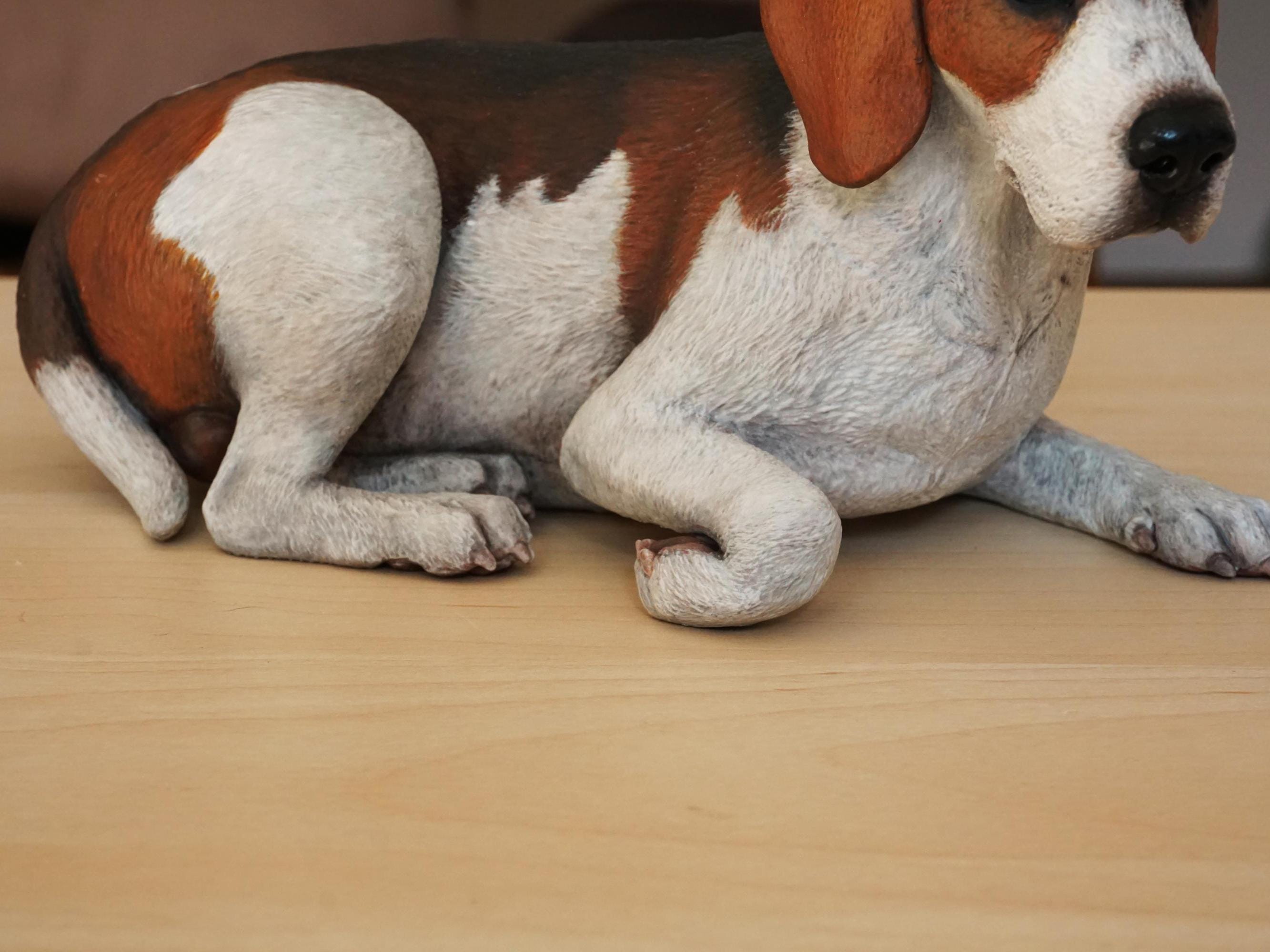 Dog Memorial Handcrafted Sculpture - Custom Pet Loss Dog Grief Figurine ...