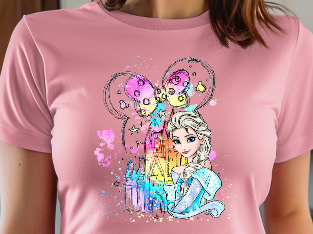 Elsa Princess T-shirt, Frozen Queen's Ice Magic Tee, Arendelle Trip ...
