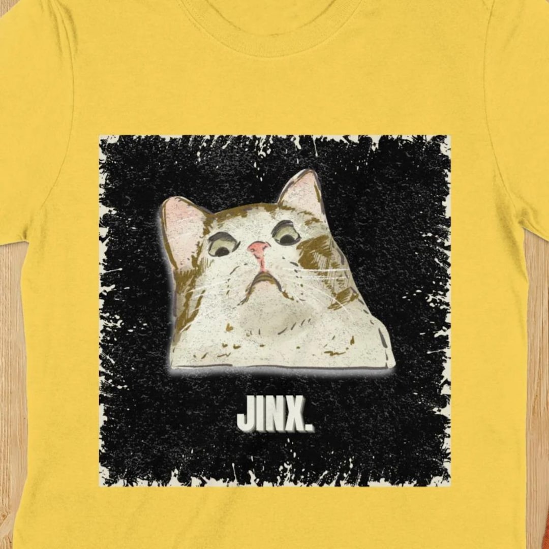 Funny Jinx Cat Shirt, Witchy Spooky Cat T-shirt, Occult Kitty Graphic ...