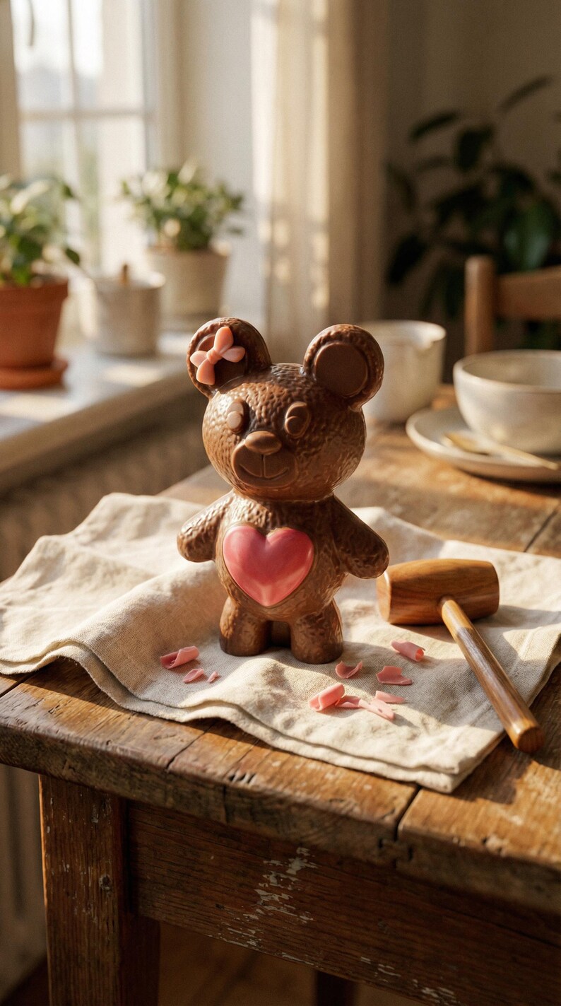 Chocolate Teddy Bear – Marshmallow Fortune Surprise Treat - Etsy