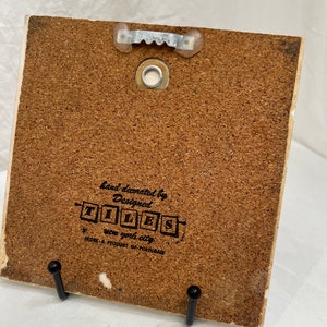 Vintage Robin Hand Decorated Wall Tile / Ceramic Screencraft - Etsy