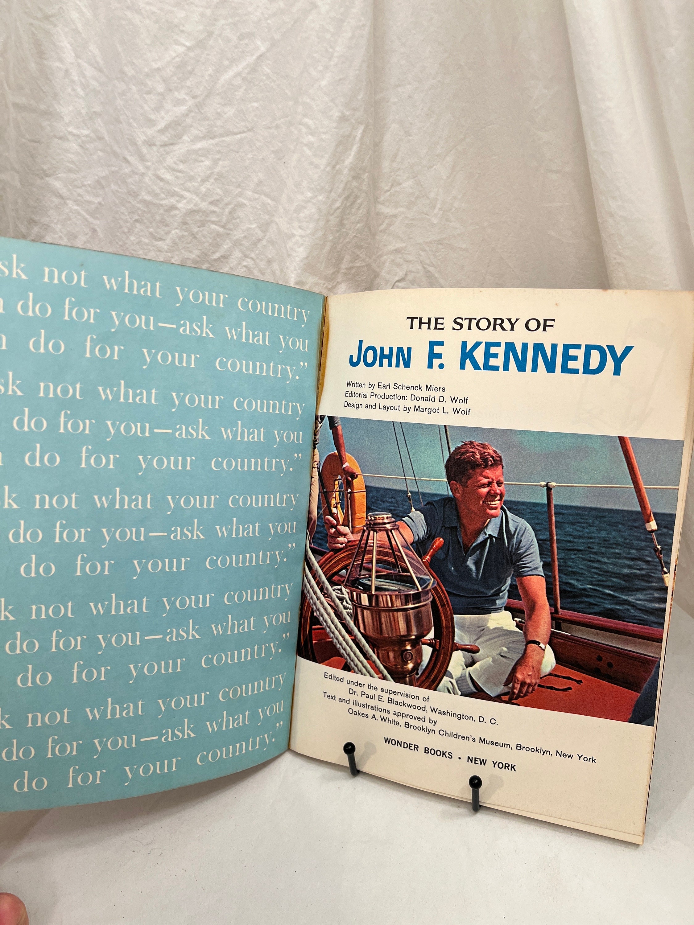 JOHN F KENNEDY the Story of President John F. Kennedy - Etsy