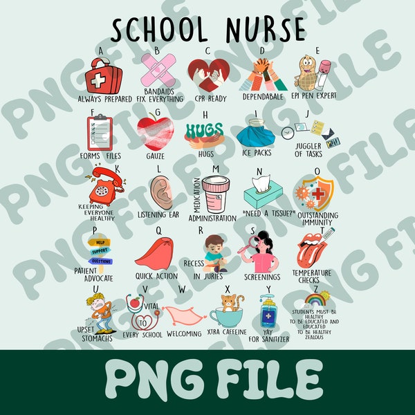 School Nurse Clip Art - Etsy