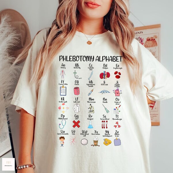 Phlebotomist T Shirt - Etsy
