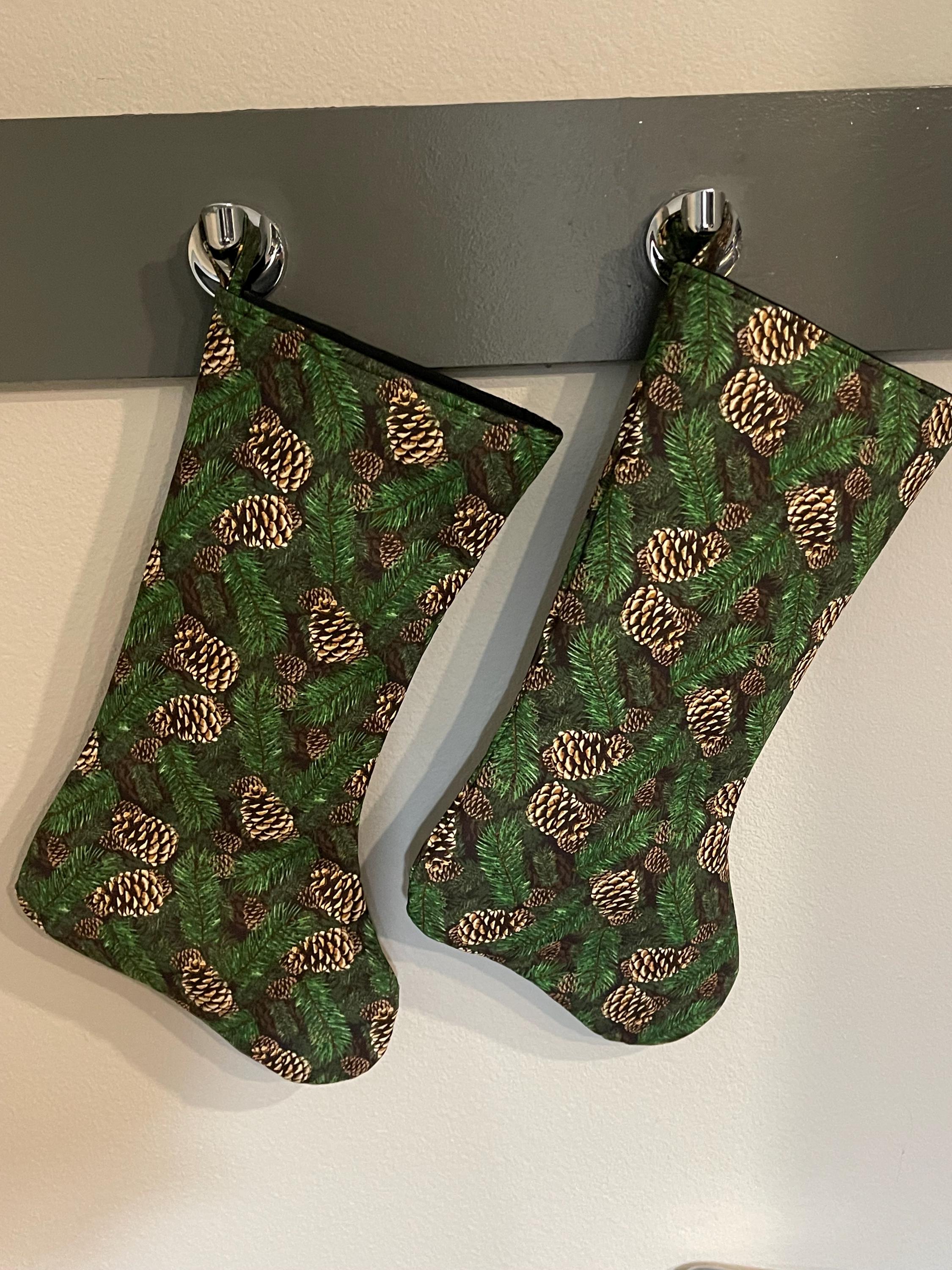 Pine Cone Christmas Stocking - Etsy