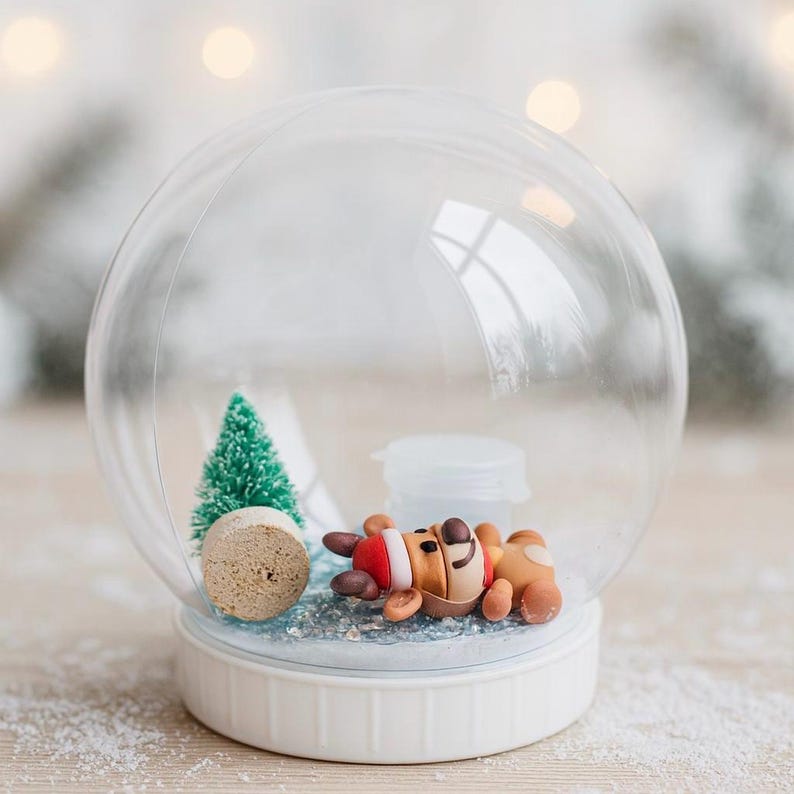 DIY Build Your Own Snowglobe Kit, Christmas Craft, Party Favor ...