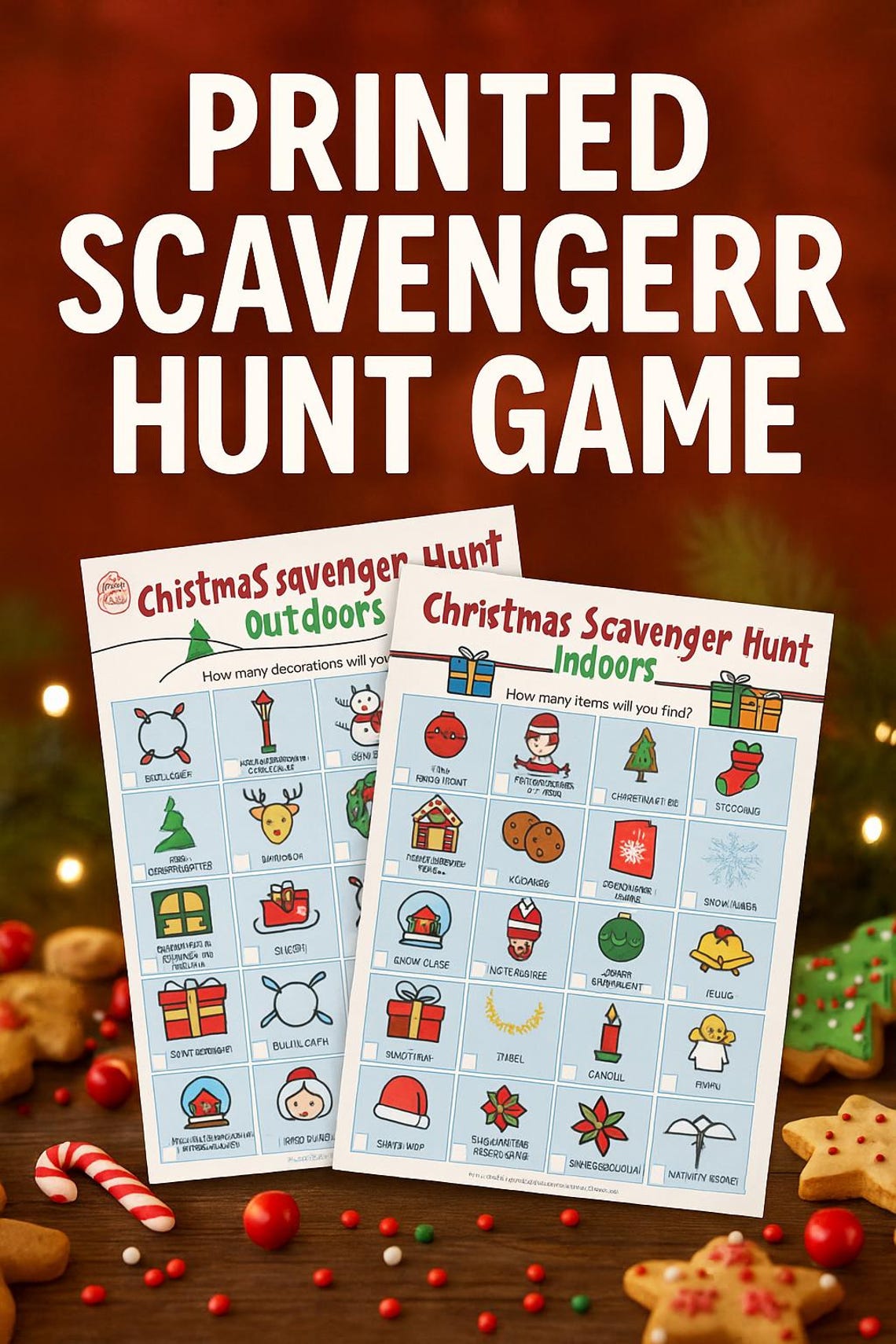 12 Days of Advent Christmas Activities for Kids – Holiday Activity Kit ...