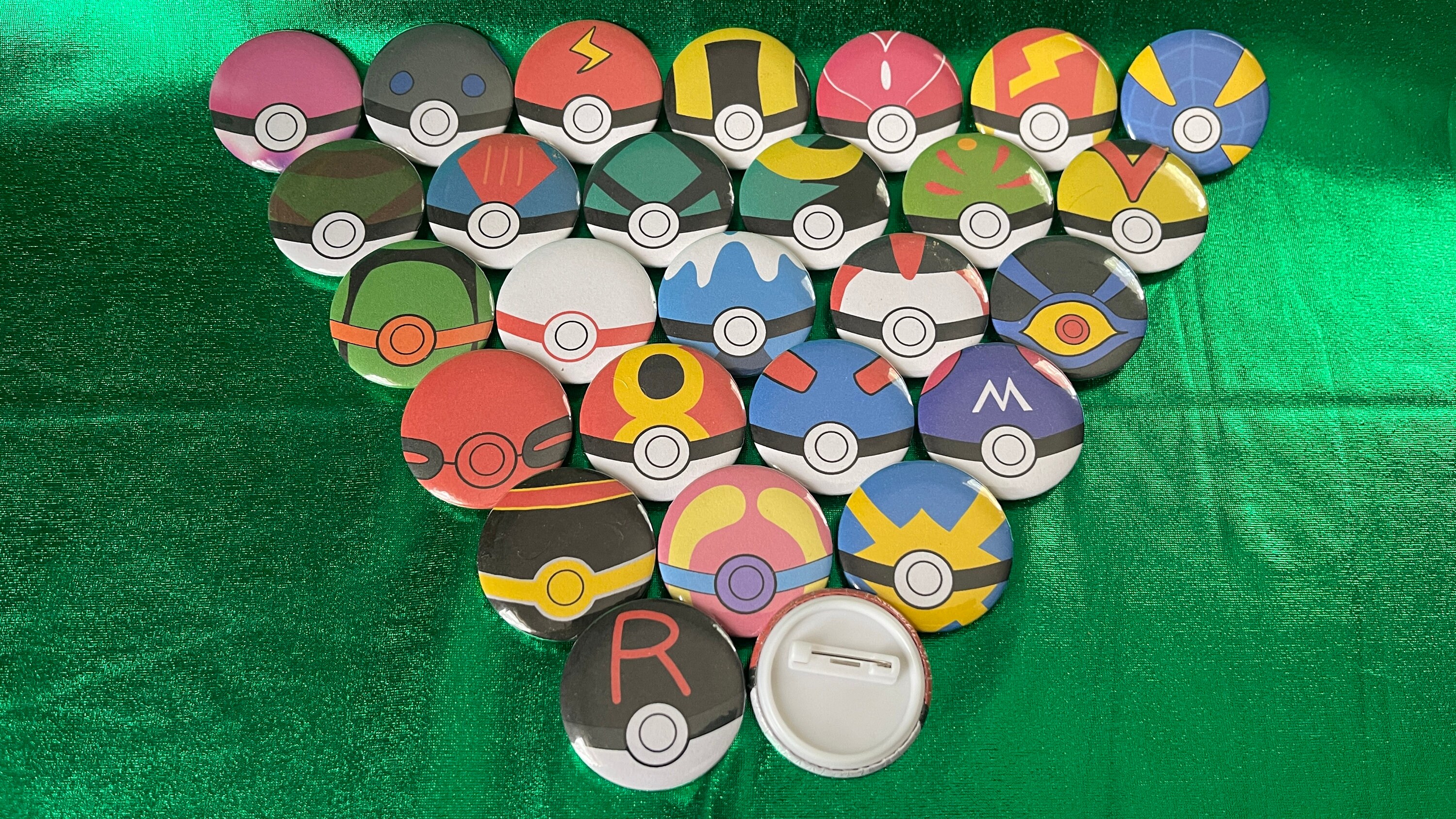 Pokeball Pin Set 27 - Etsy