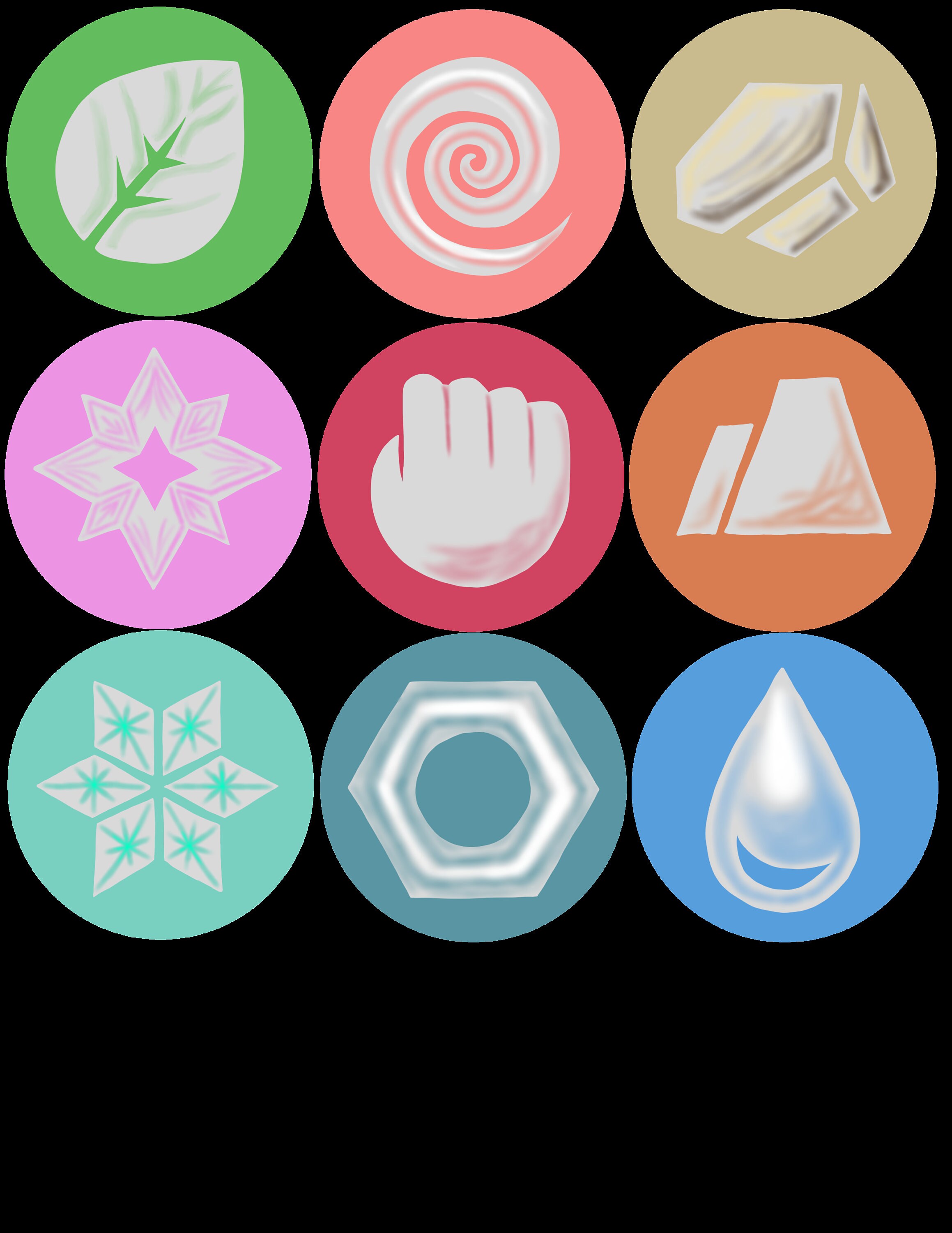 Pokemon Type Pin Set 18 - Etsy