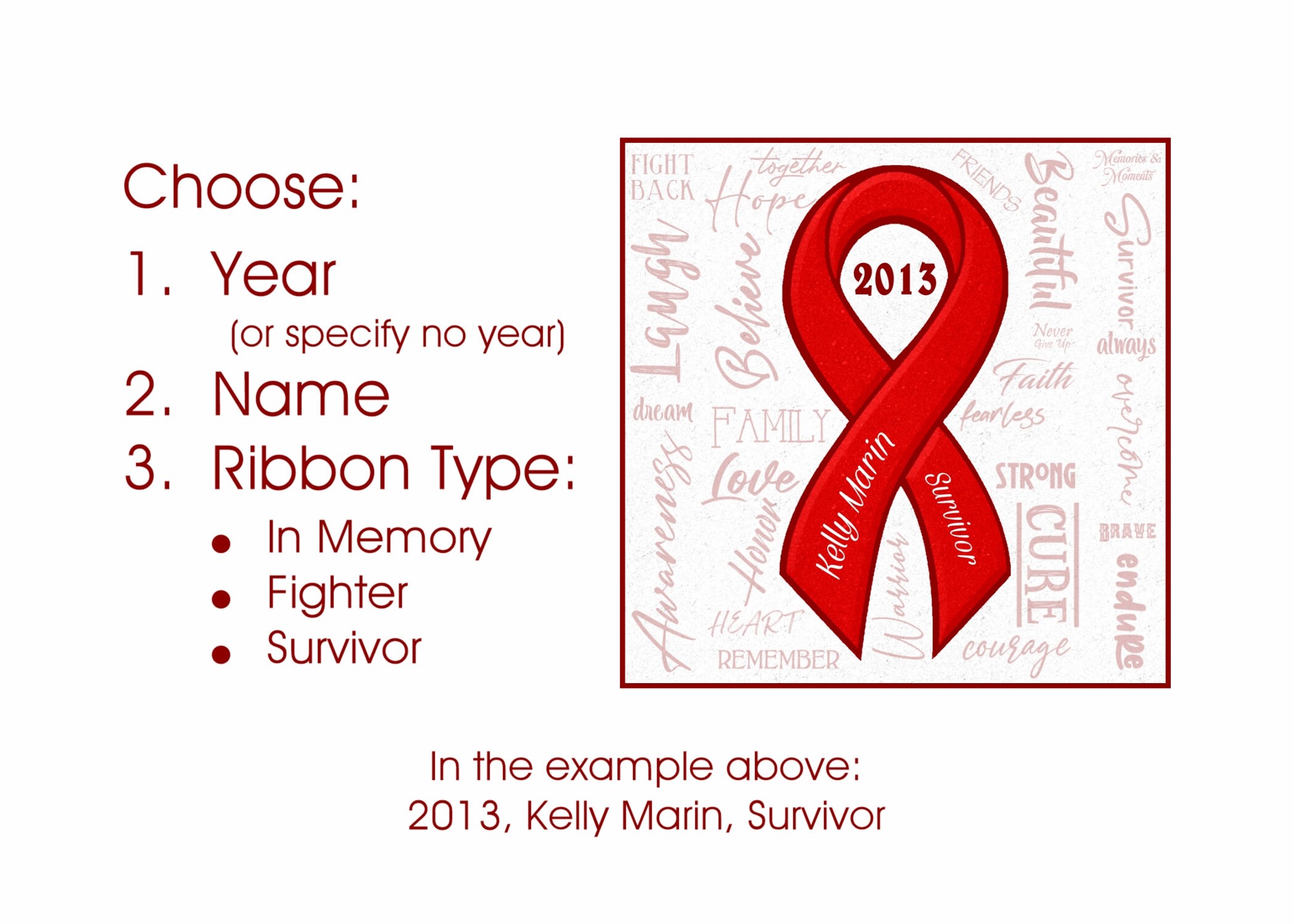 Personalized Blood Cancer Awareness Ribbon Digital Download Bundle ...