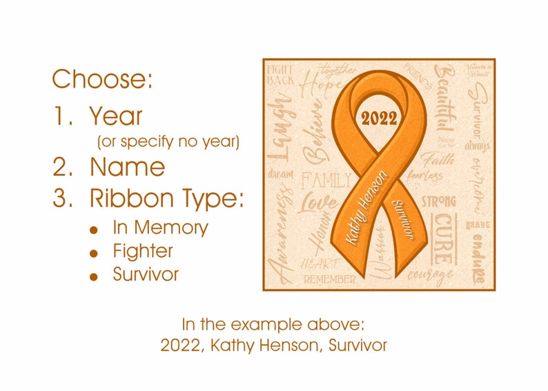 Personalized Spinal Cancer Awareness Ribbon Digital Download Bundle ...