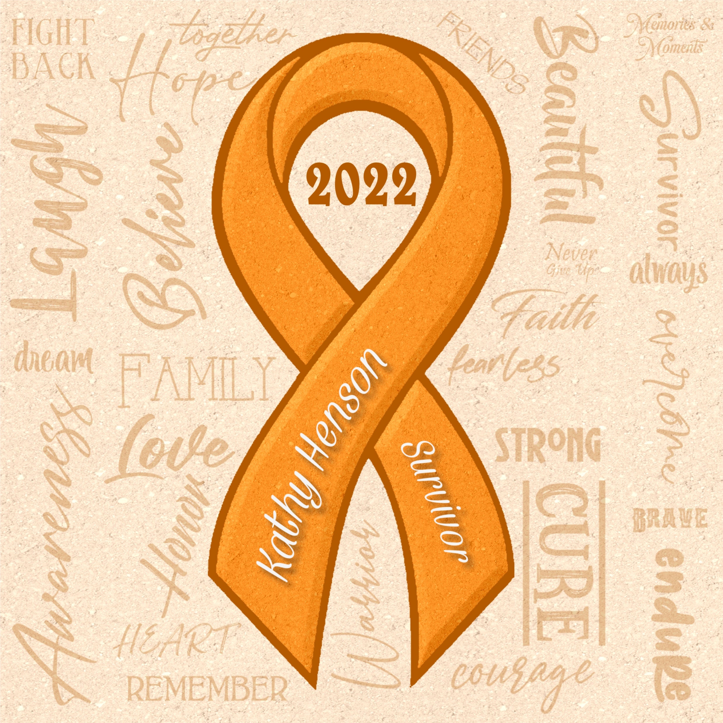 Personalized Skin Cancer Awareness Ribbon Digital Download - Etsy