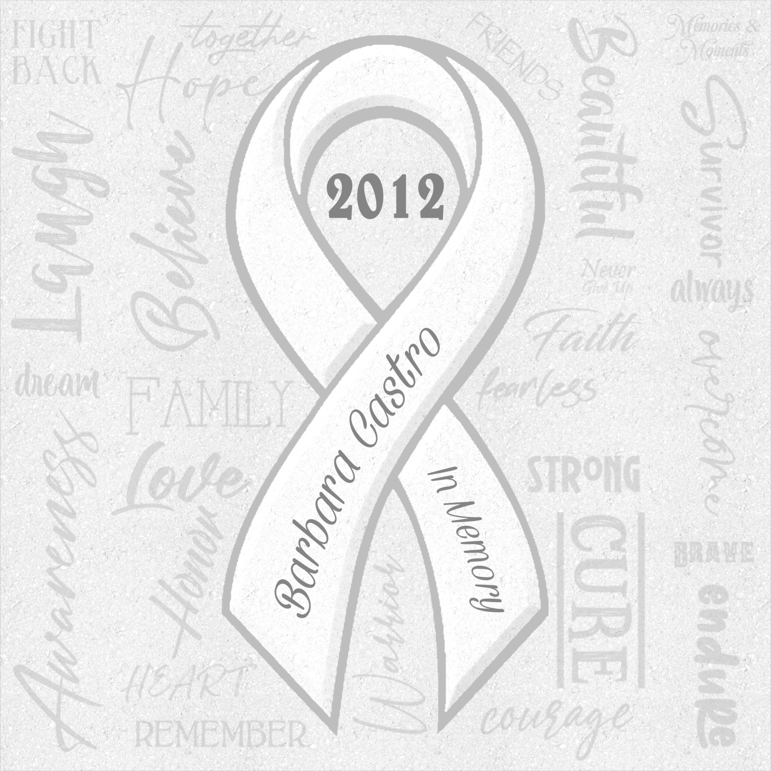 Personalized Bone Cancer Awareness Ribbon Digital Download Bundle ...