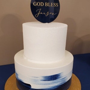Personalized Acrylic Cake Topper - Etsy
