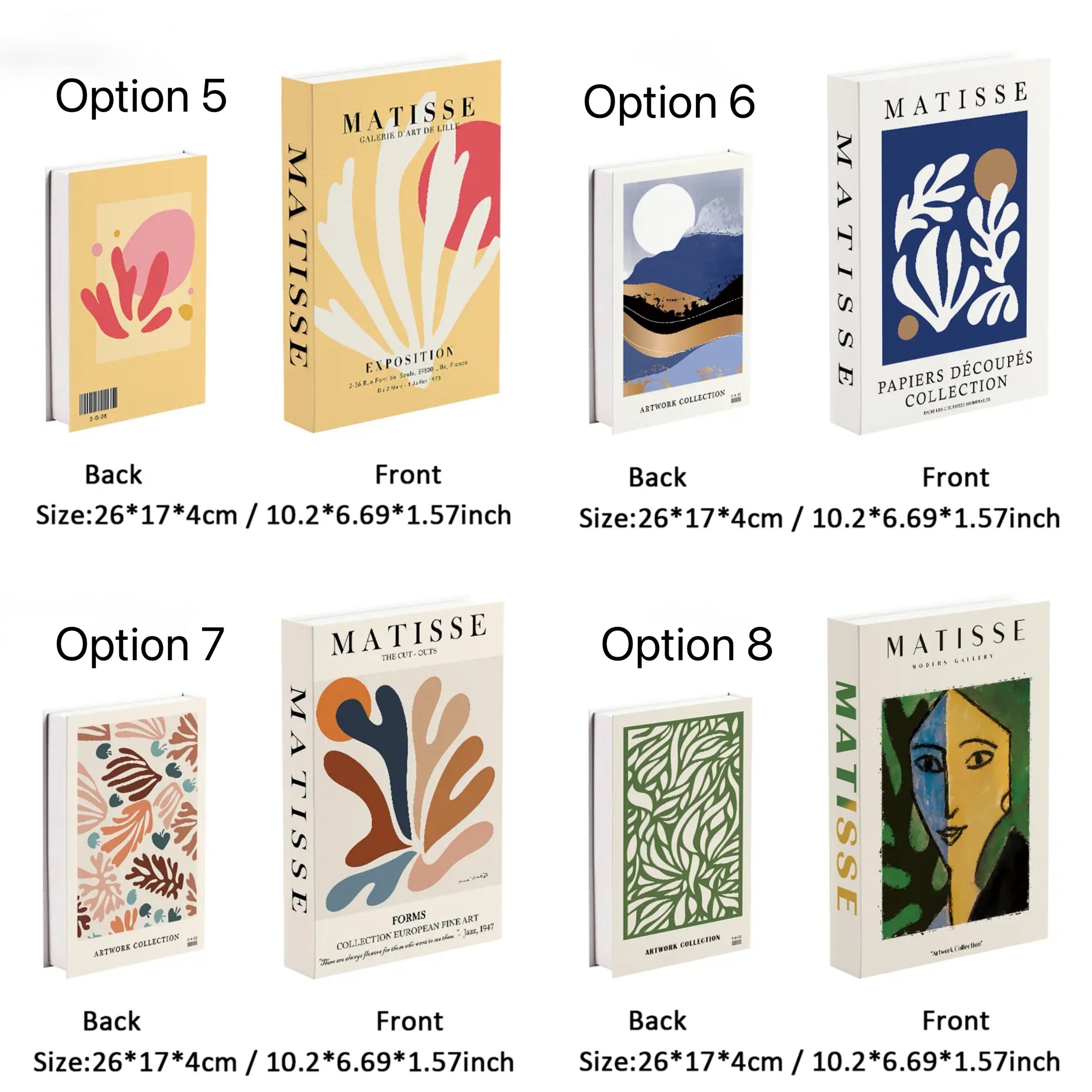 Matisse Design Vintage-style Decorative Book Storage Box Stylish and ...