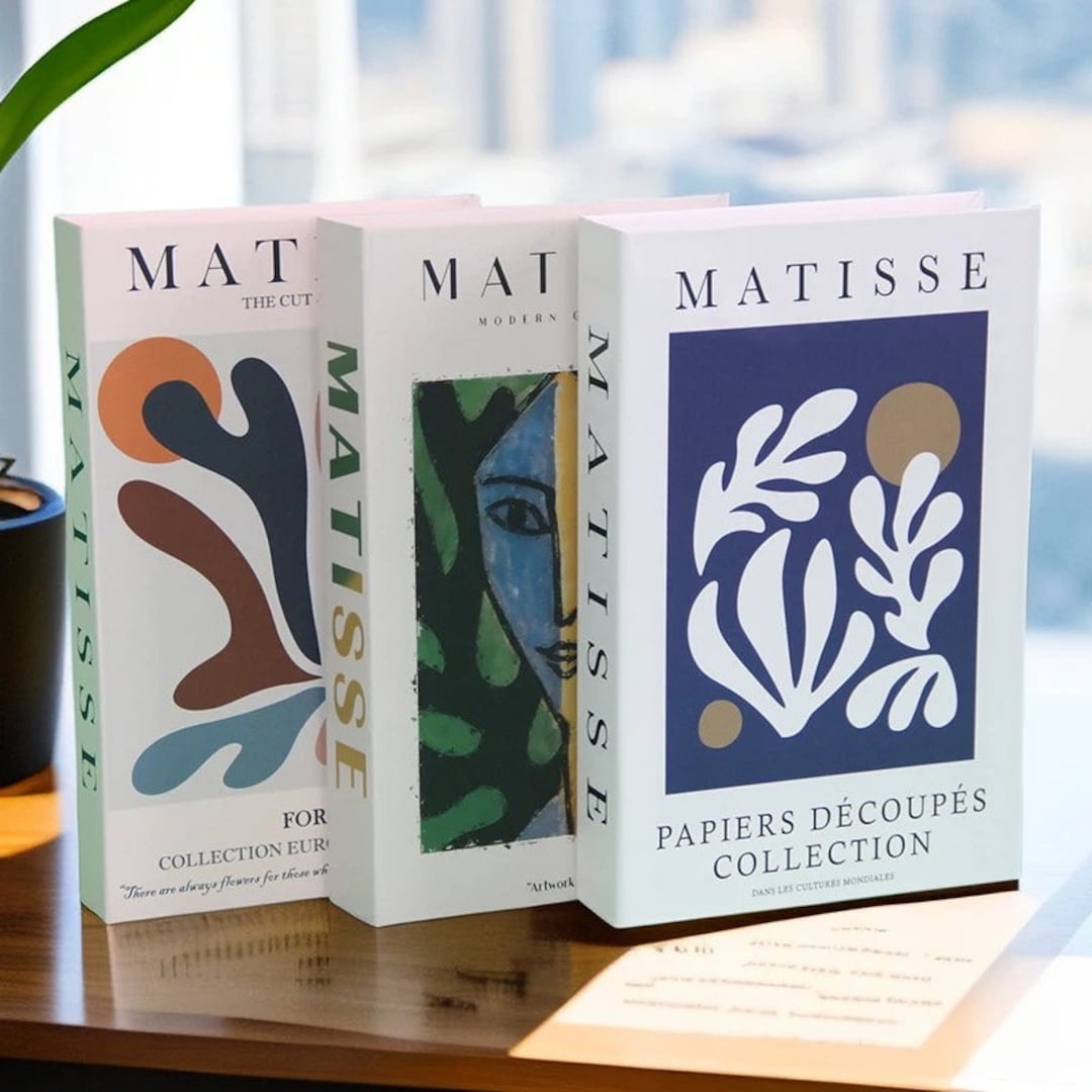 Matisse Design Vintage-style Decorative Book Storage Box Stylish and ...
