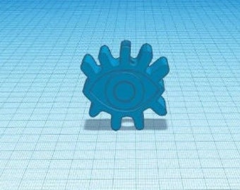 Evil Eye Straw Topper Stl - Etsy