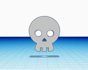 Skull Straw Topper 3d Print File - Etsy