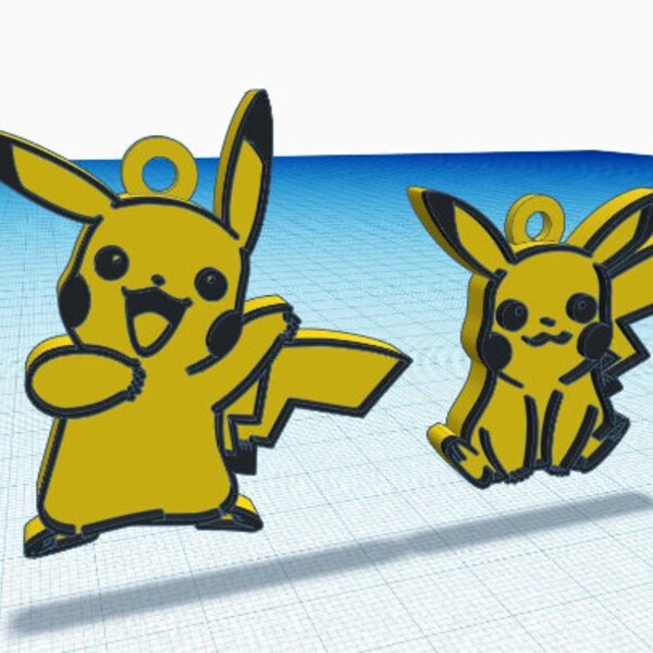 Pikachu Stl File 3d Printing - Etsy Israel