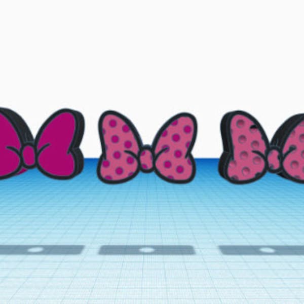 Bow Straw Topper Stl - Etsy