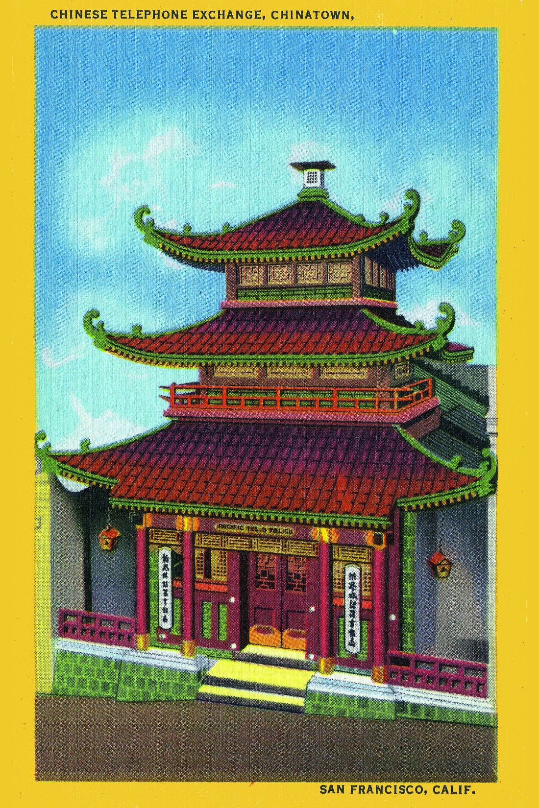 Printable Poster // Chinese Telephone Exchange // Chinatown // San ...