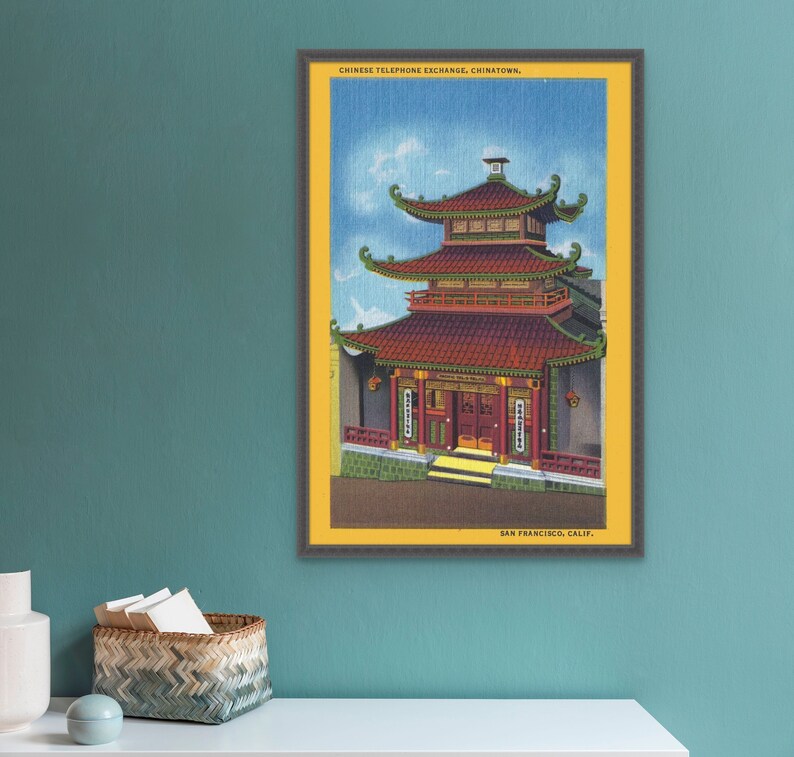 Printable Poster // Chinese Telephone Exchange // Chinatown // San ...