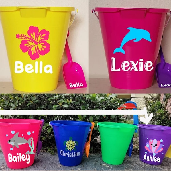 Beach Pail - Etsy
