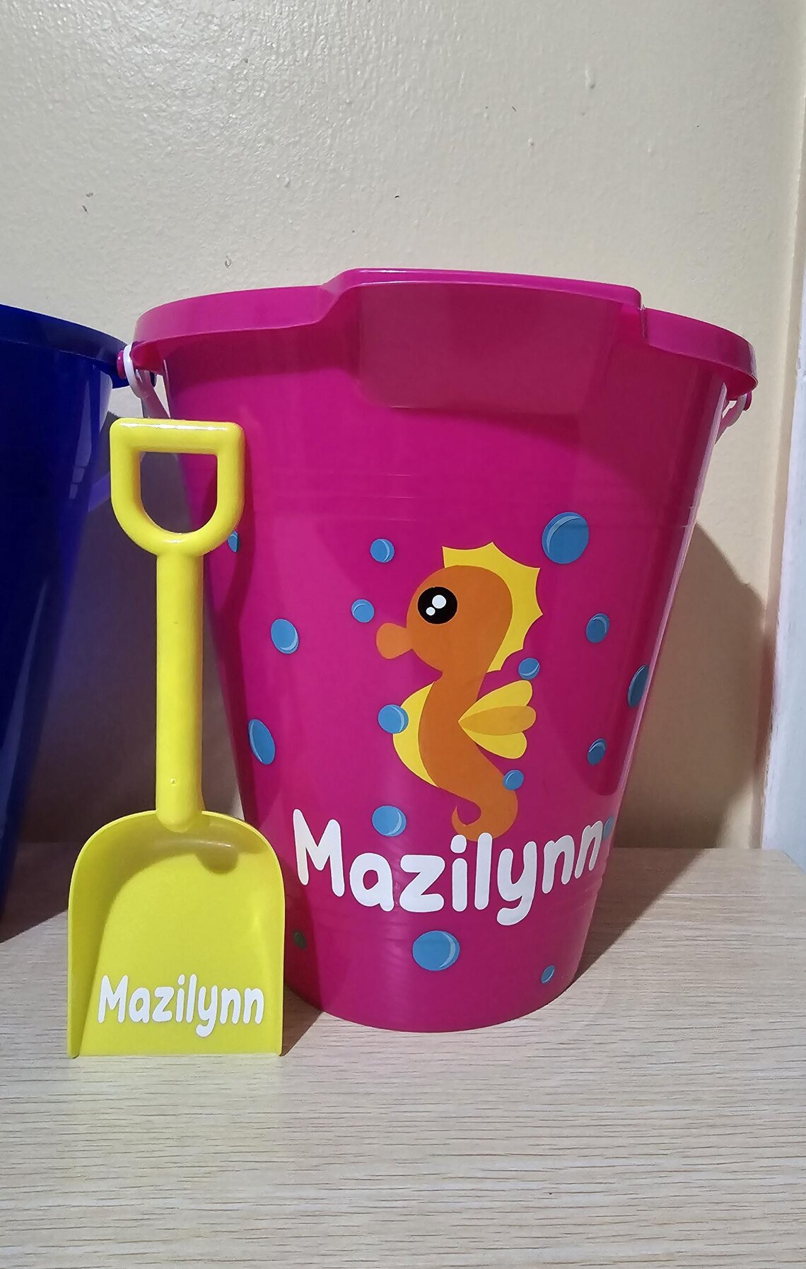 Personalized Kids Beach Pail With Shovel Kids Beach Party Favors Beach ...