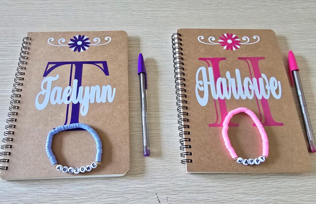 Personalized Girls Summer Notebooks Personalized Girls Party Favors ...
