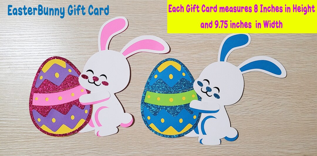 Easter Gift Card Holder Easter Bunny Gift Card Holder Easter Egg Gift ...