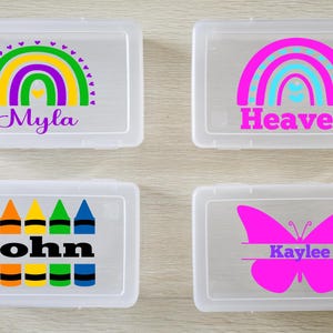 Personalized Pencil Box, Back to School Supplies, Custom School Supply ...