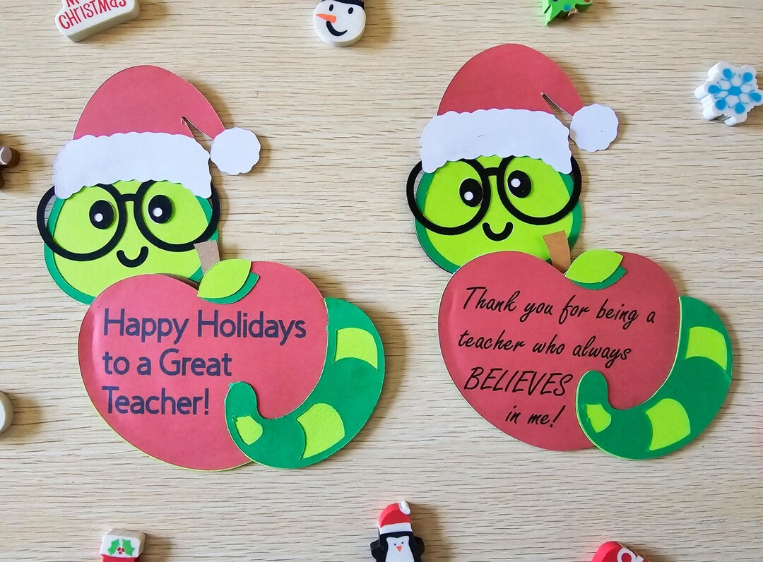 Teacher Christmas Gift Card Holder Christmas Coffee Gift Card Holder ...